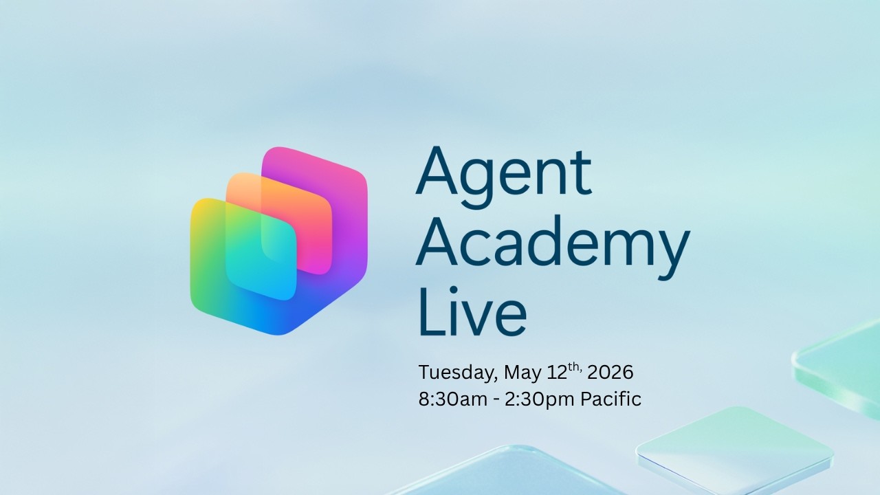 Agent Academy LIVE coming soon!