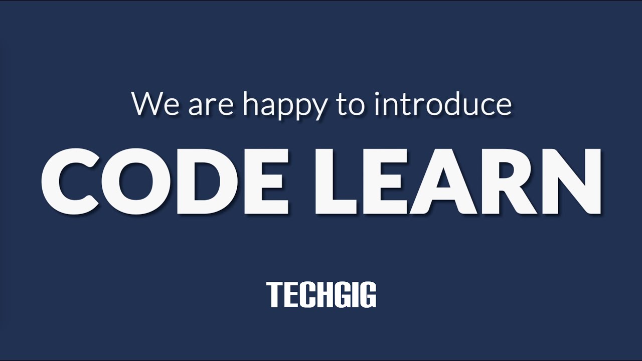 TechGig presents Code Learn, a complete learning & assessment platform for Students & Professors
