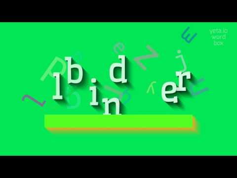 BLINDER - How to say Blinder?