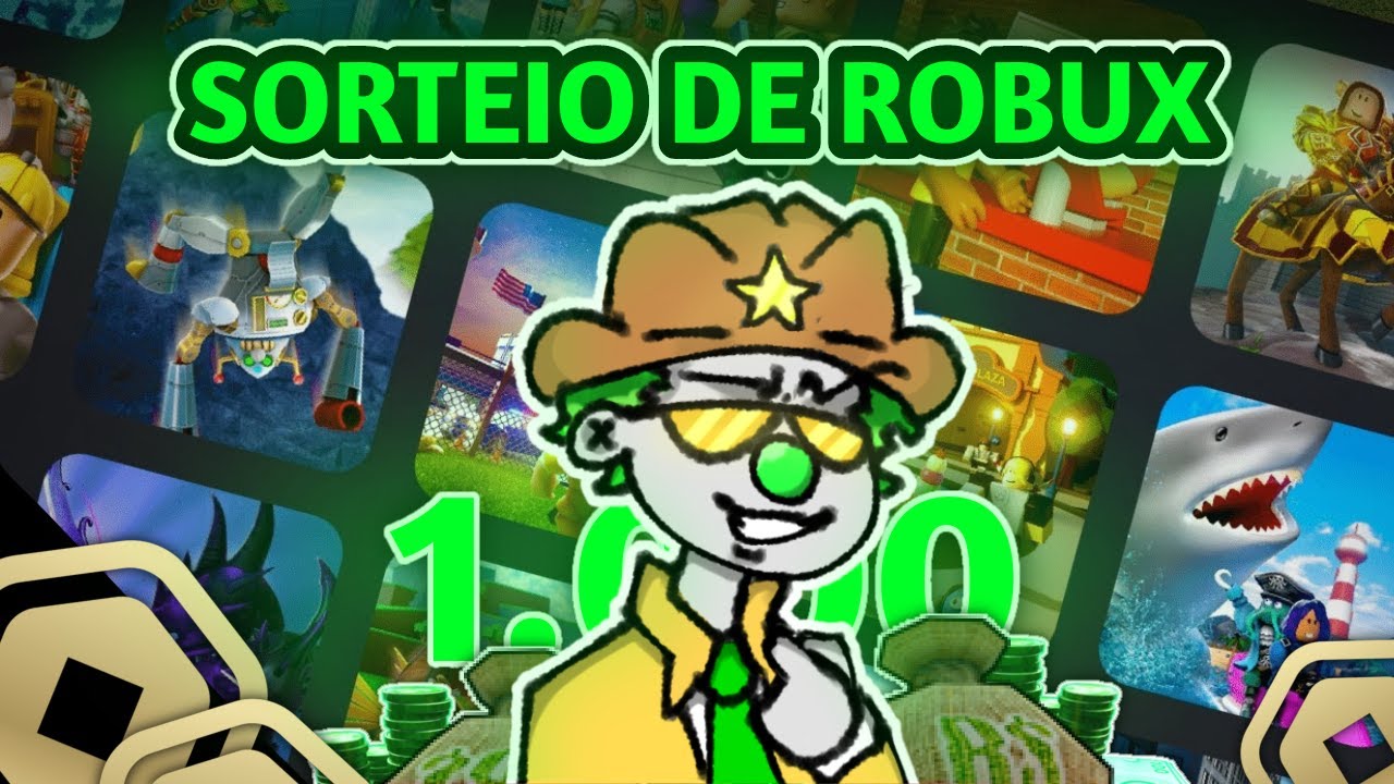 SORTEIO DE 1K DE ROBUX!!! - ROBLOX