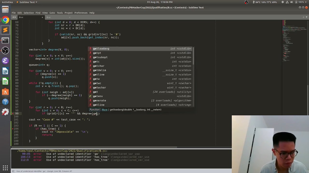 Winning Facebook (Meta) Hacker Cup Qual Round 2022?