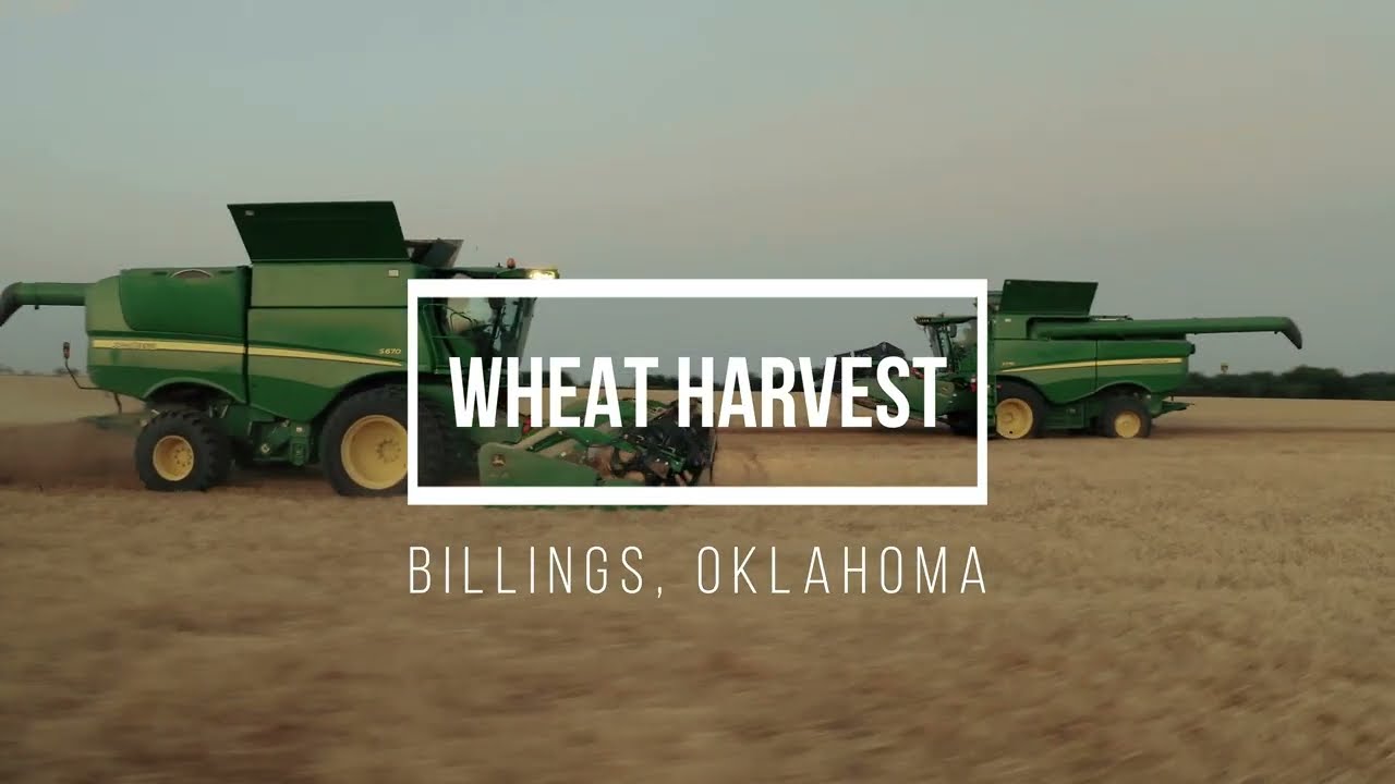 Stunning Aerial Views of the Northwestern Oklahoma Wheat Harvest with DJI Drones