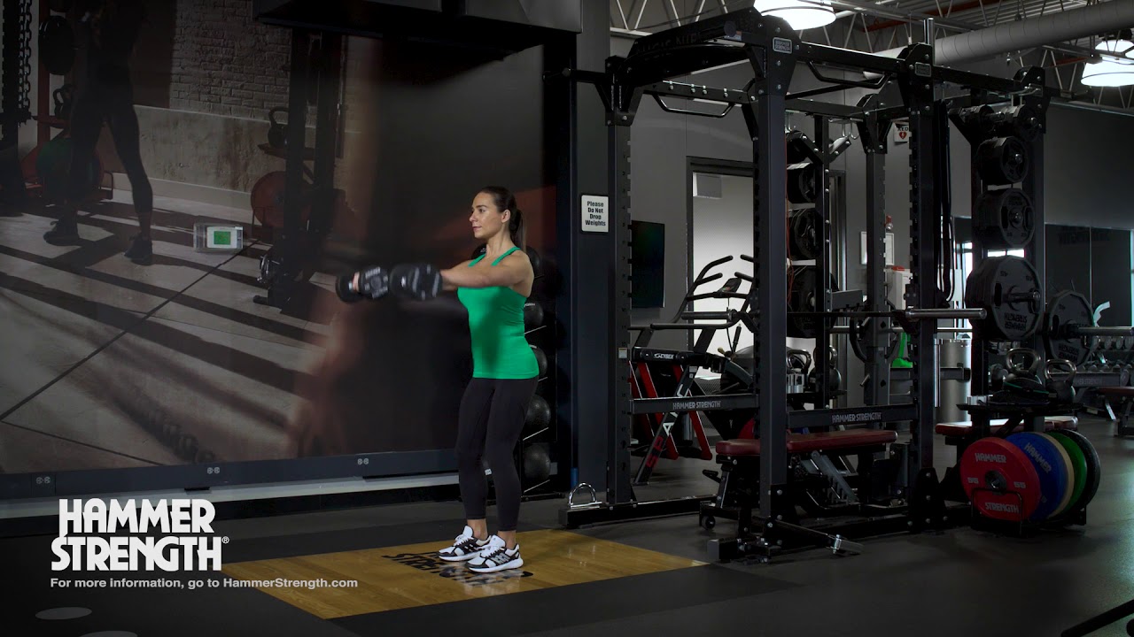 Dumbbell Lateral to Front Raise
