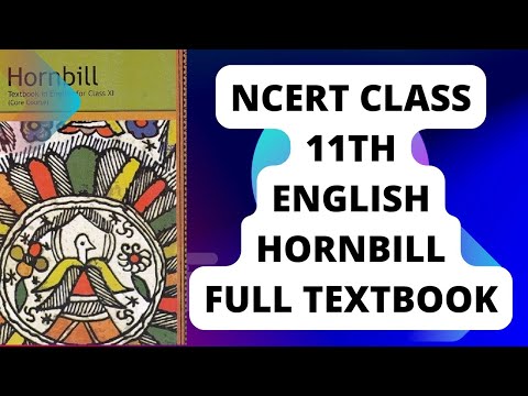 NCERT Class 11th English Literature Textbook (Hornbill)