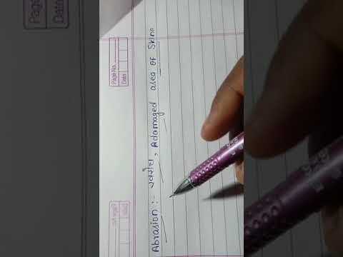 Hindi meaning of abrasion