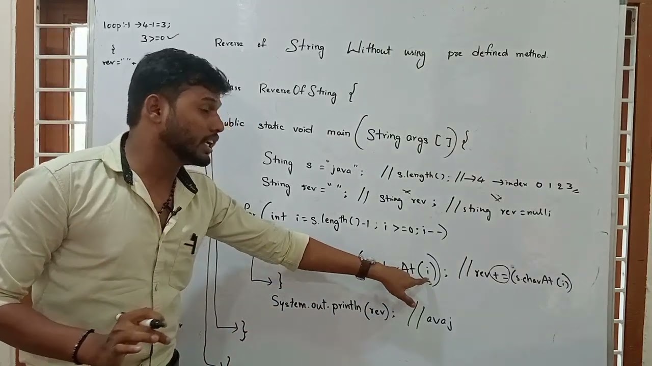 Frequently Asked Java Program Reverse A String | How to Reverse a String in Java