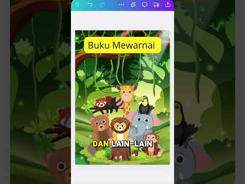 Tutorial membuat coloring book produk digital #produkdigital #coloringbook #canva
