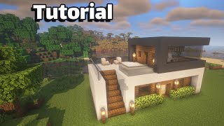 Minecraft: How to Build A Modern Mansion | Tutorial - Minecraft Builders