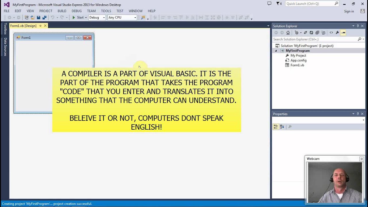 VIDEO 2 VISUAL BASIC IDE