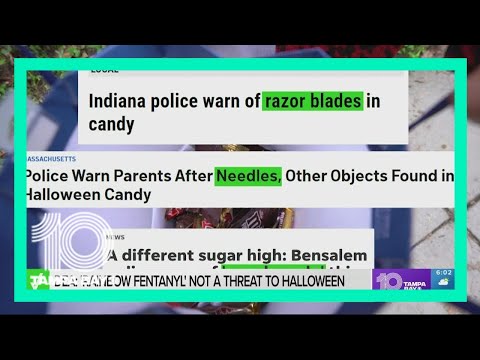 There is no evidence 'rainbow fentanyl' is a threat to your kids' Halloween candy