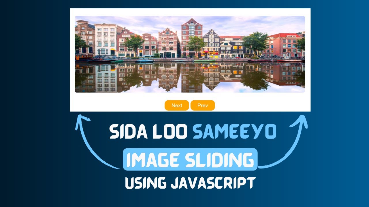 How to Make an Image Slider in JavaScript | Carousel Tutorial (HTML, CSS, JS)