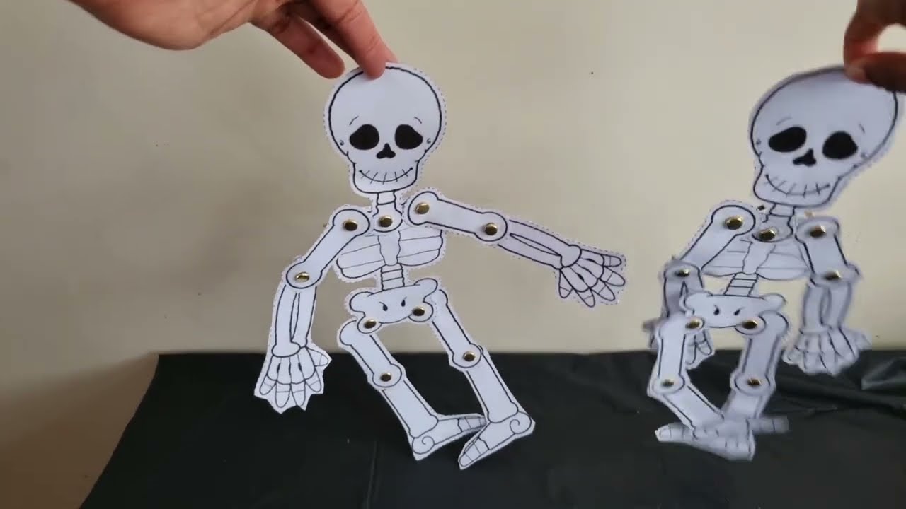 How to Make a Moving Skeleton Puppet for Kids | Fun Craft Activities & Easy Step-by-Step Guide