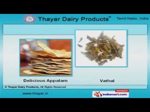 Retailer of Pickles & Pastes & Delicious Appalam by Thayar Dairy, Chennai