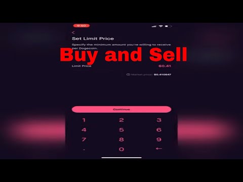How to set a Buy and Sell limit on Robinhood for cryptocurrency