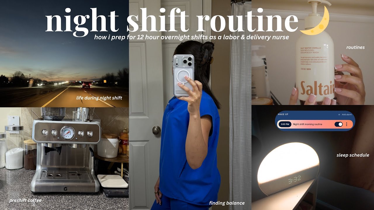 Night Shift Nurse Routine (Labor & Delivery) | How I Prep for 12 Hour Overnight Shifts