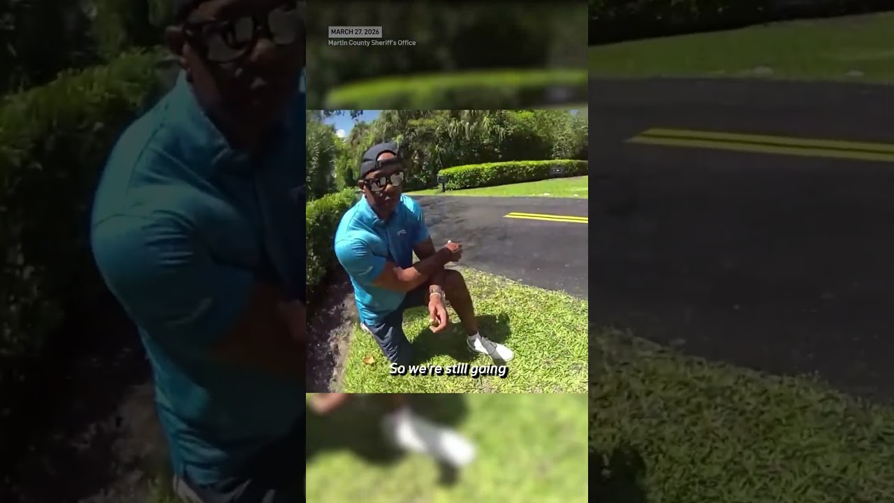 Bodycam released after Tiger Woods’ rollover crash and DUI arrest