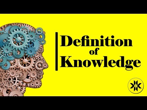 Definition of knowledge | another word for knowledge