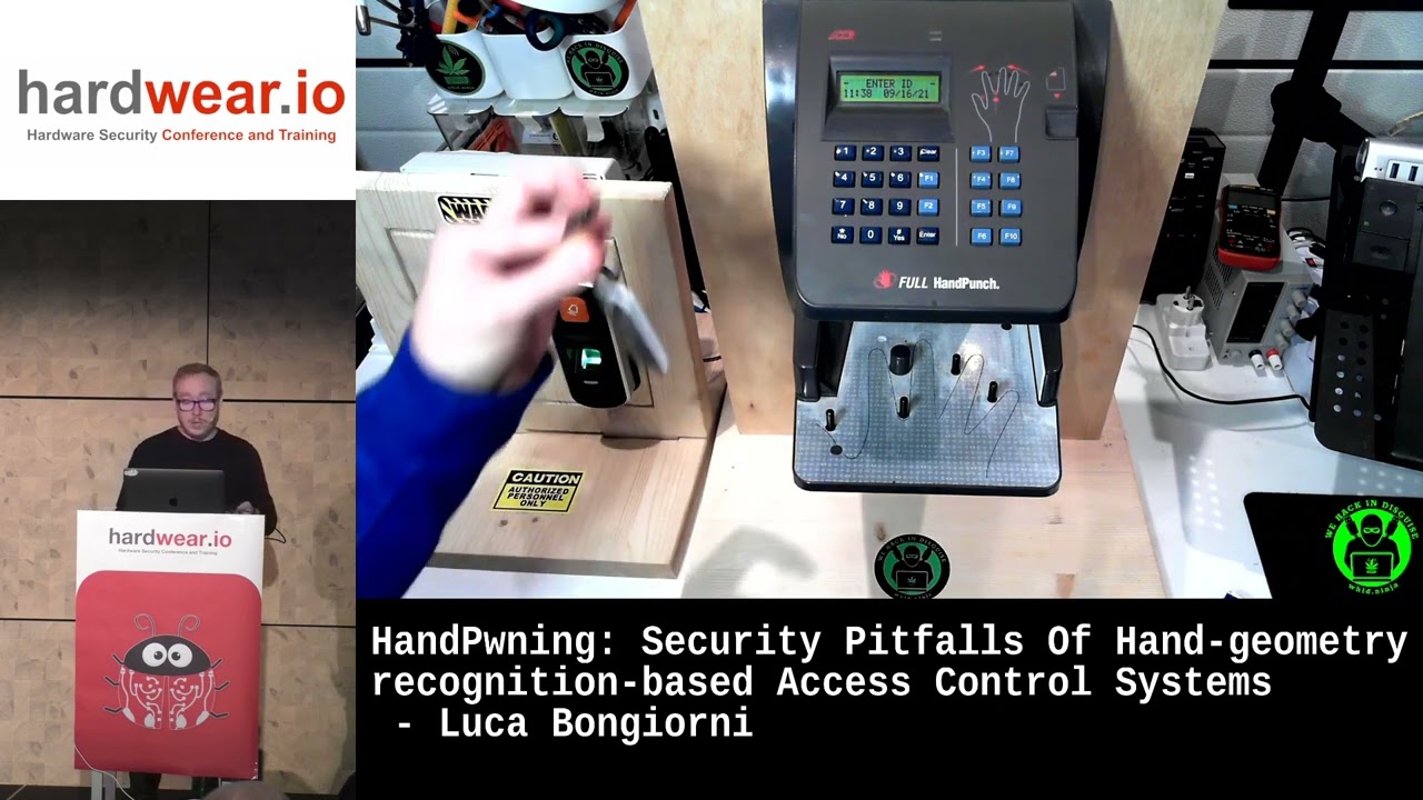 Security Pitfall Of Hand-geometry recognition-based Access Control Systems by Luca Bongiorni