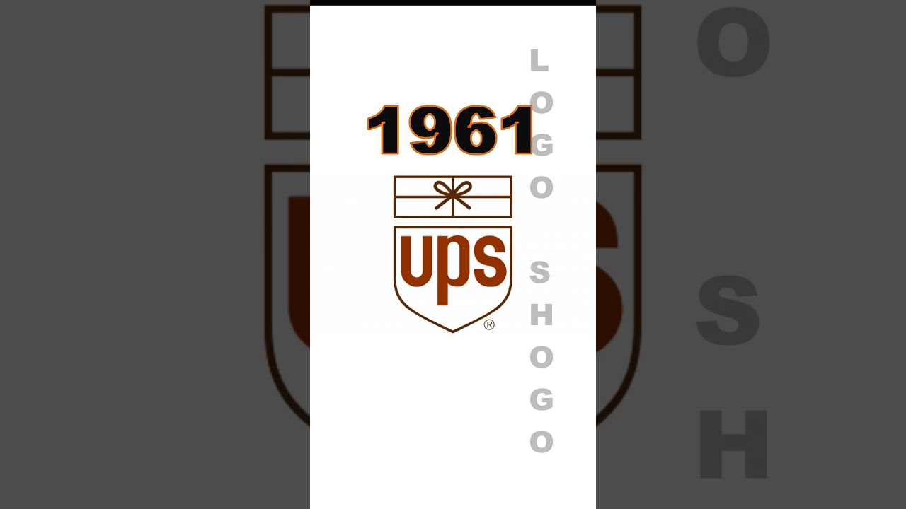 ups Logo Evolution #evolution #trending #youtubeshorts