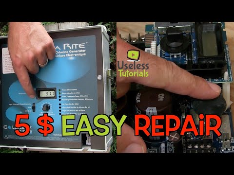 How to repair (for 5$) the Hayward Aqua Rite chlorine generator