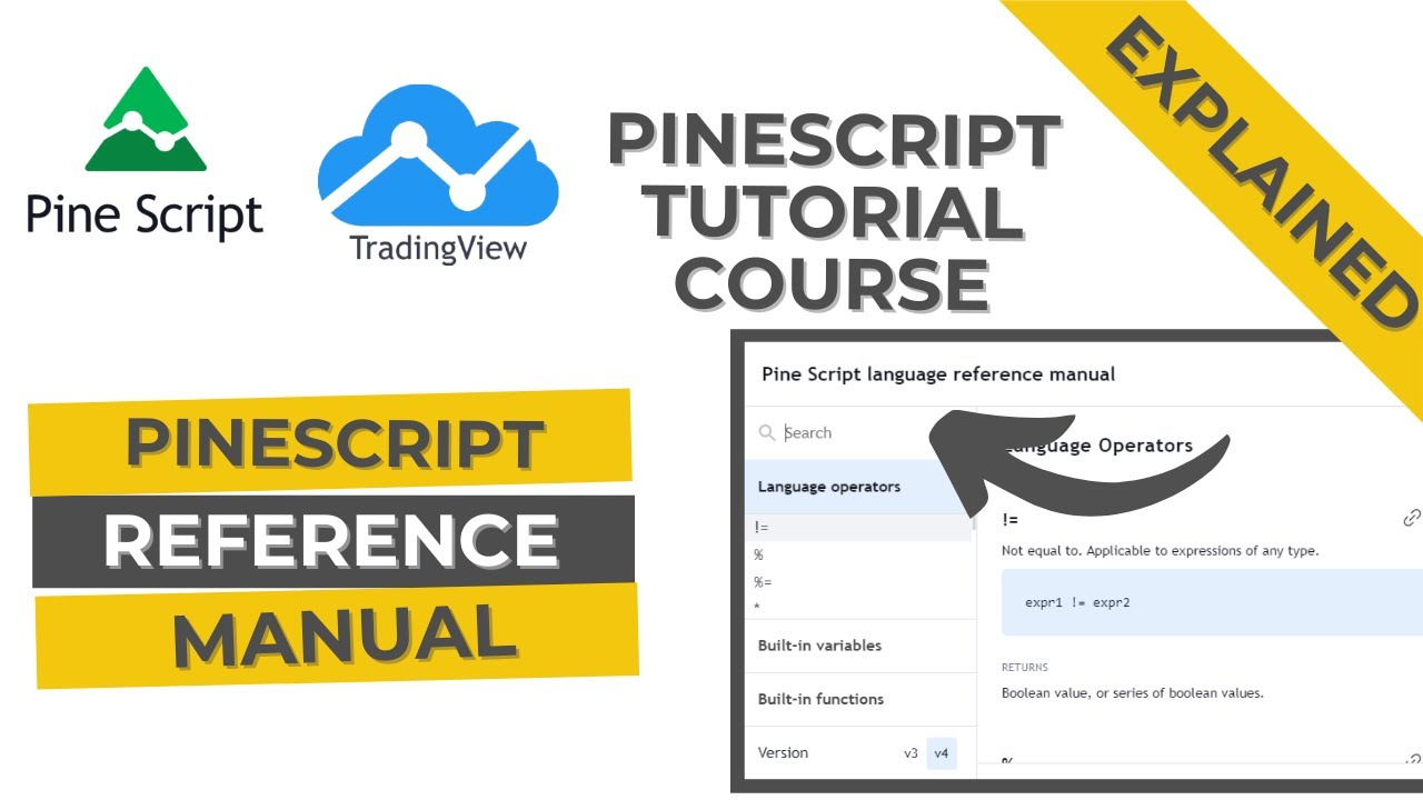 Pinescript Reference manual | Pine script Course | Lesson 9