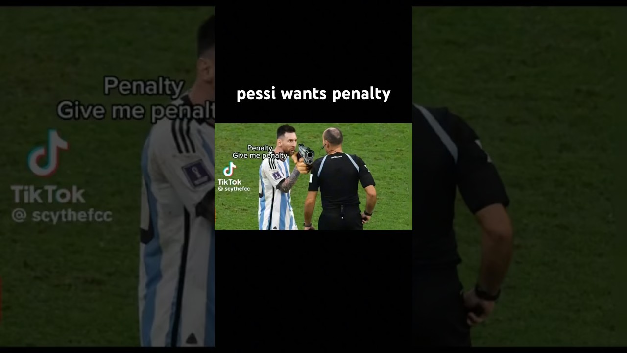 penalty give me penalty please i need one : pessi said