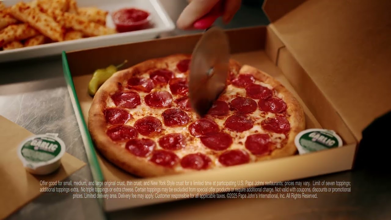 Papa Johns $9.99 Promo 2025 - Full Video