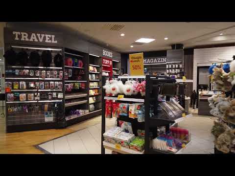 Bergen International Airport (BGO) - Duty Free Walk - Norway