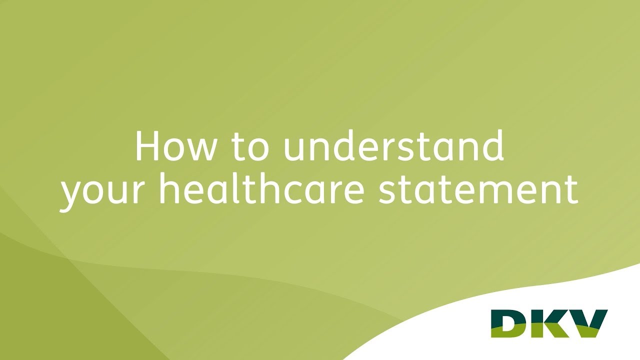 How to understand your healthcare statement?