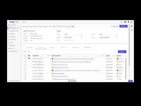 Identifying the Initial Attack Vector with AI-Driven Investigation