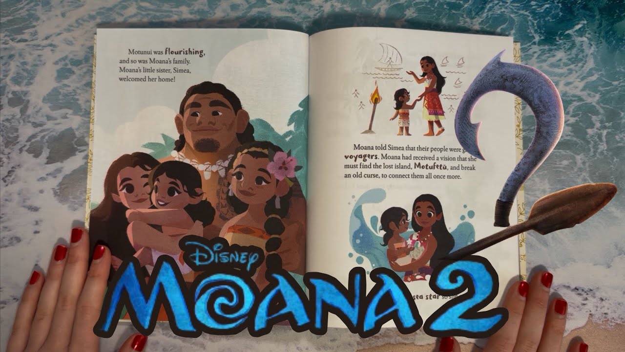 🌅 Disney Moana 2 Storybook Read-Aloud Fantasy! 🌊