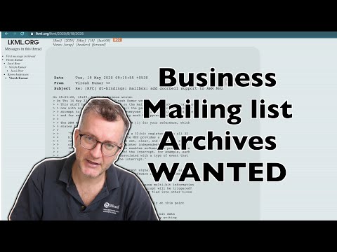 Why aren't mailing list archives mainstream?