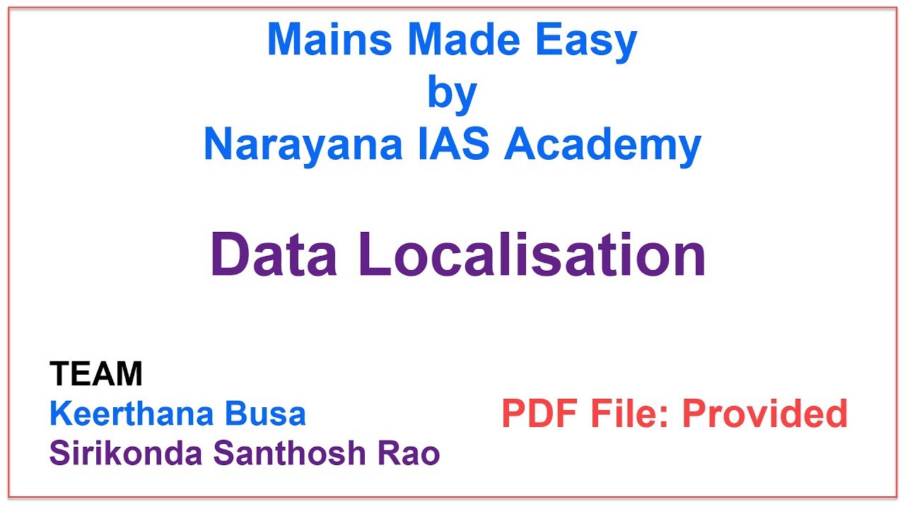 Mains Made Easy by Narayana IAS Academy -