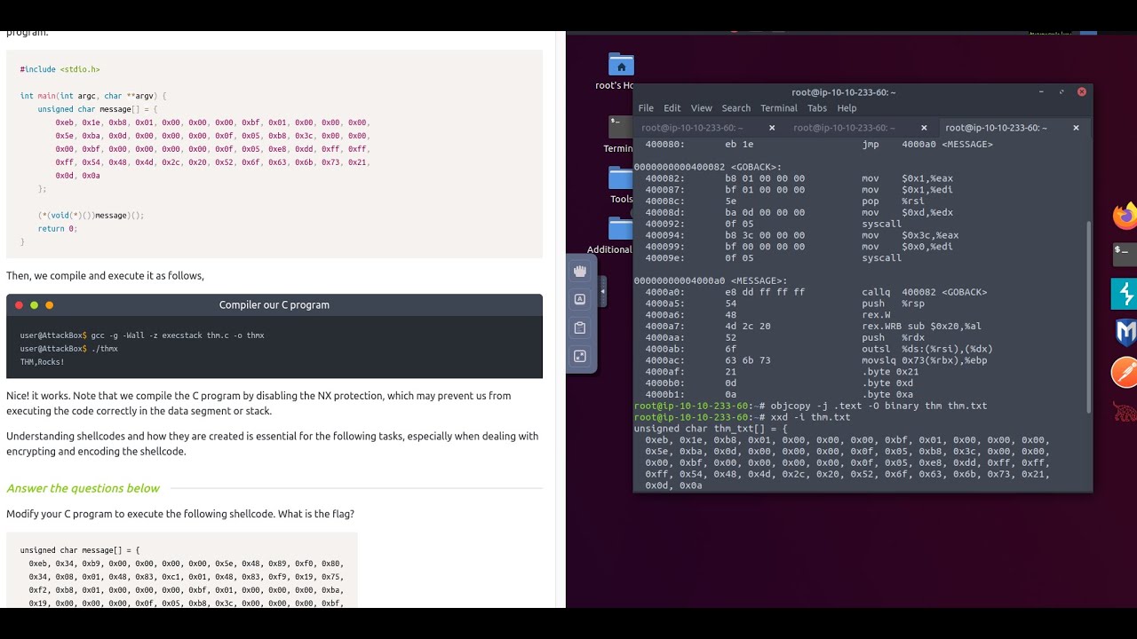 Tryhackme - AV Evasion: Shellcode - Task 4 -
