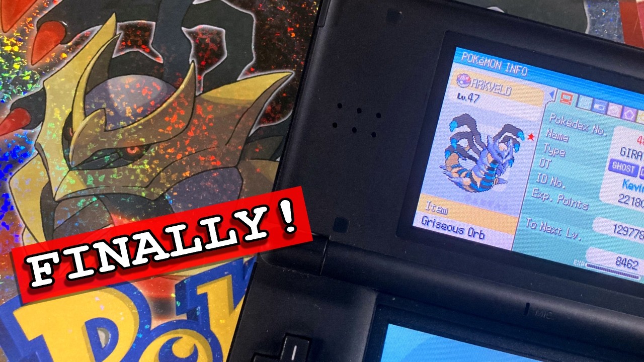 I Can FINALLY Continue My Pokémon Platinum Forever Save… (Shiny Giratina)