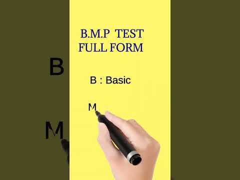 B.M.P Test full form | full form of BMP Test | #full form