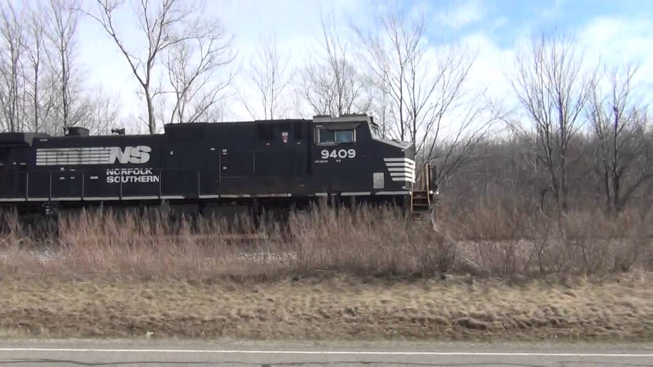 Chasing a 5 Engine Norfolk Southern Train 4/13/16