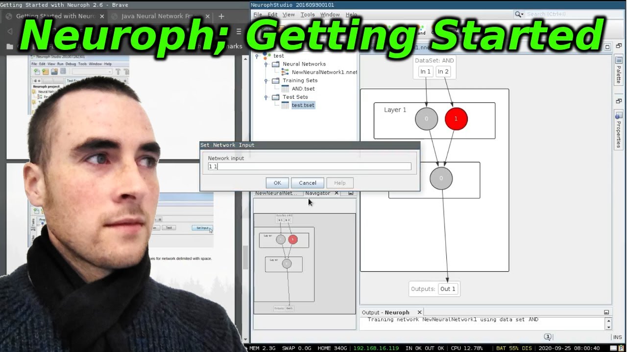 NeurophStudio (#Java #AI neural network designer) ; getting started