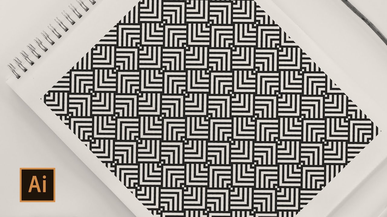 Overlapping Pattern with Transform Effect | Quick Illustrator Tutorial