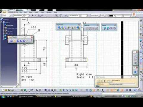 Part Drafting In CATIA V5
