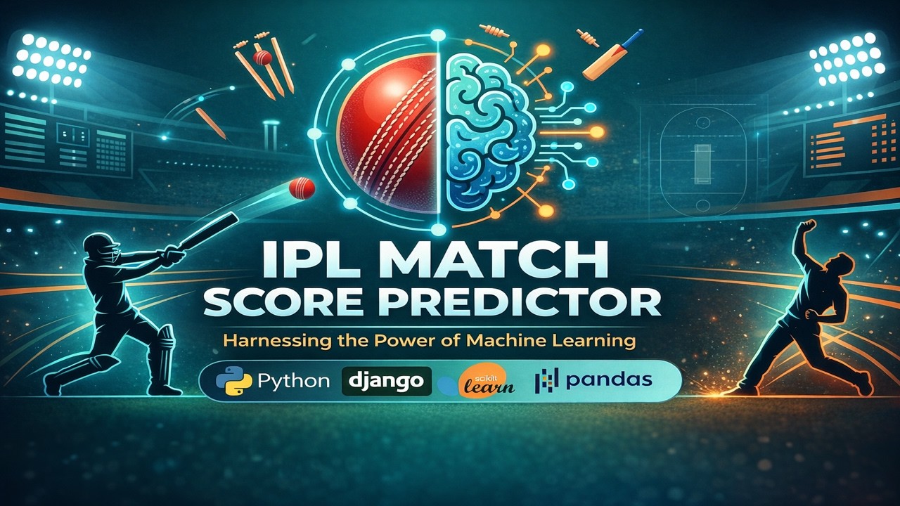 IPL Score Predictor Project using Machine Learning | Python Django