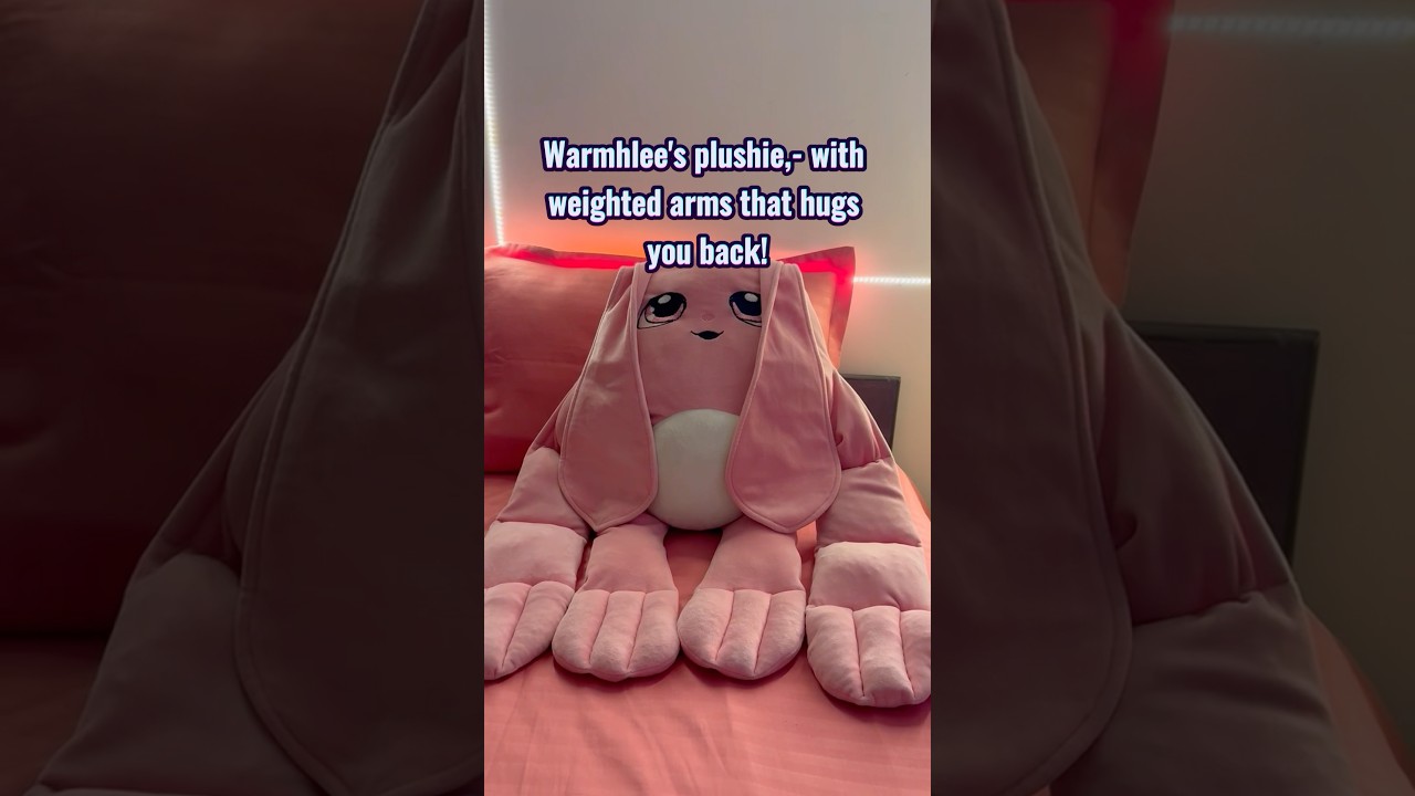 The plushie that hugs back, because you deserve it.💕 #cute#hug#warmhlee#cuddle#softtoy