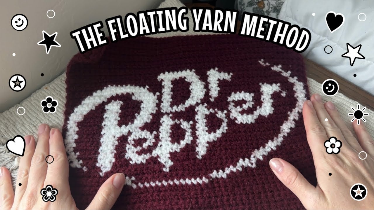 HOW TO do the floating yarn method for tapestry/pixel grid crochet