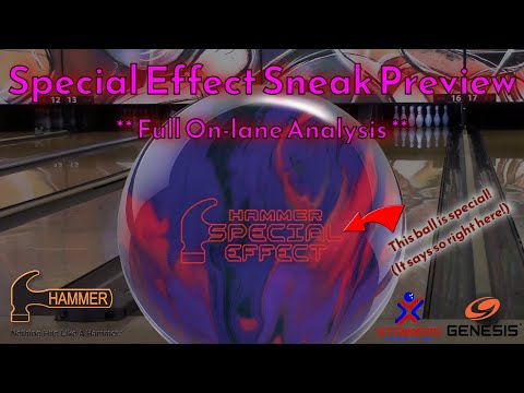 This ball is SPECIAL - It says so right on it! | Hammer Special Effect Bowling Ball Sneak Preview
