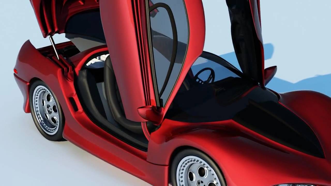 3DS MAX Concept Car Rendering Design 3