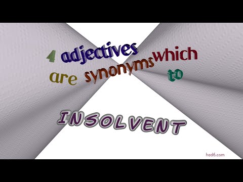 insolvent - 5 adjectives synonym of insolvent (sentence examples)