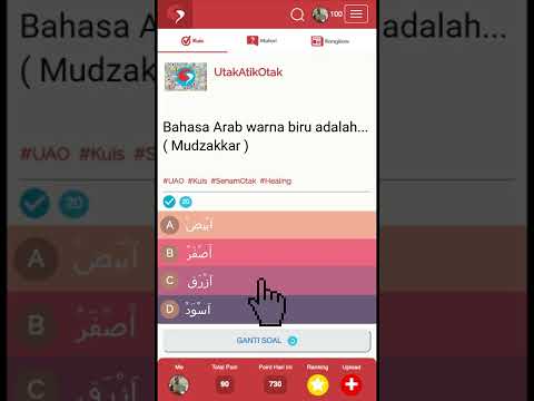 BAHASA ARAB WARNA BIRU ADALAH...