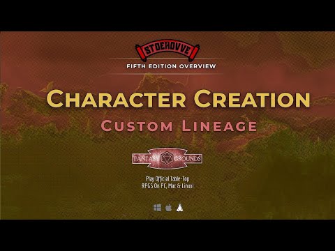 Steam Community :: Video :: FGU | Character Creation - Custom Lineage ...