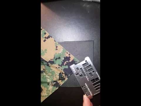 USMC Pin-iT Card enlisted collar devices http://pinitcard.com. military medals, miltary ribbons
