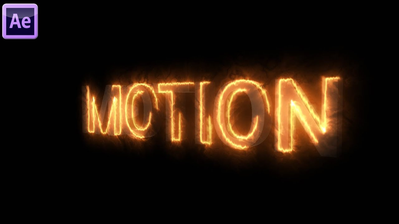 3D Text Fire Animation Used(Element 3D+Saber) After Effects Tutorial